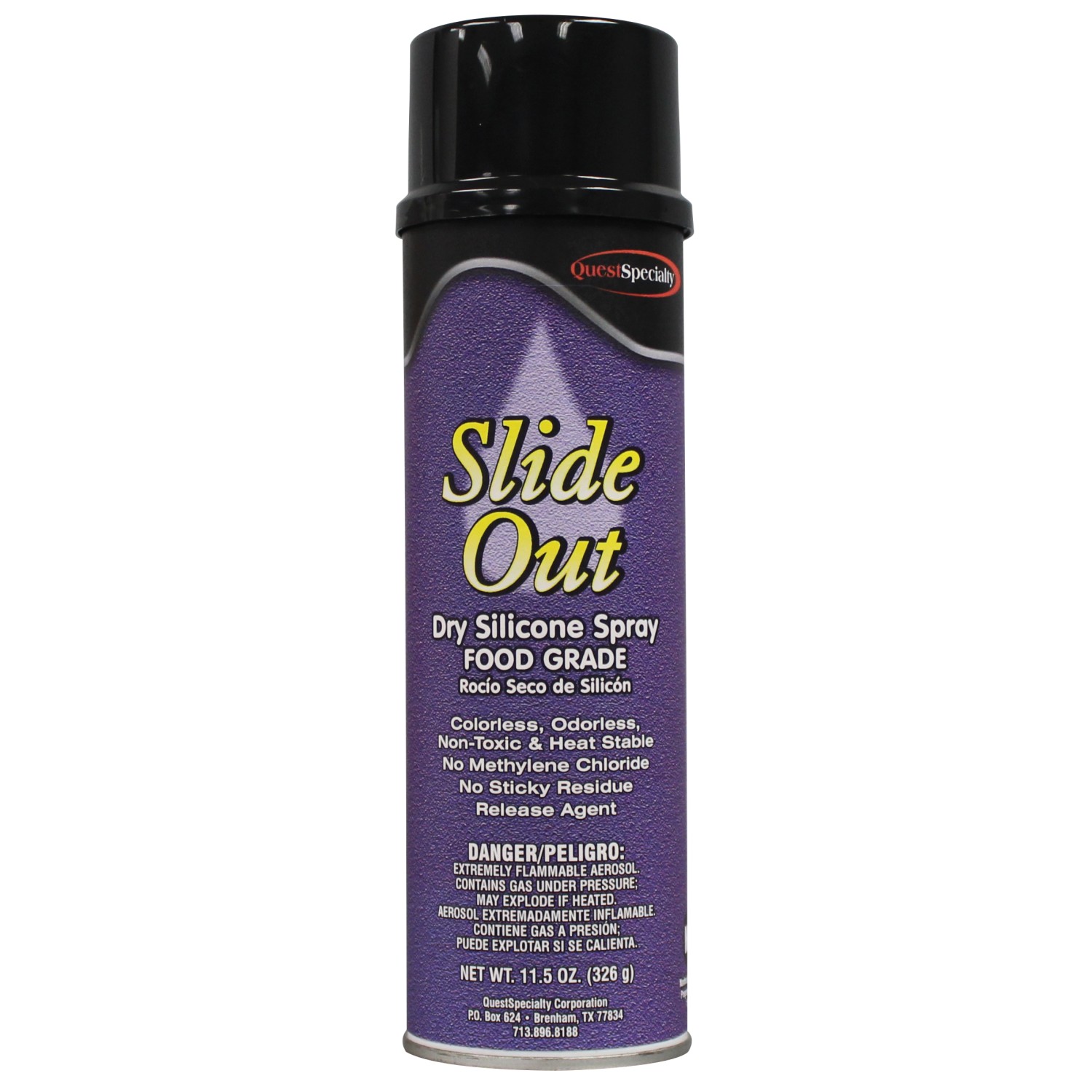 Quest Specialty 538 | SLIDE OUT - Dry Silicone Spray Food Grade