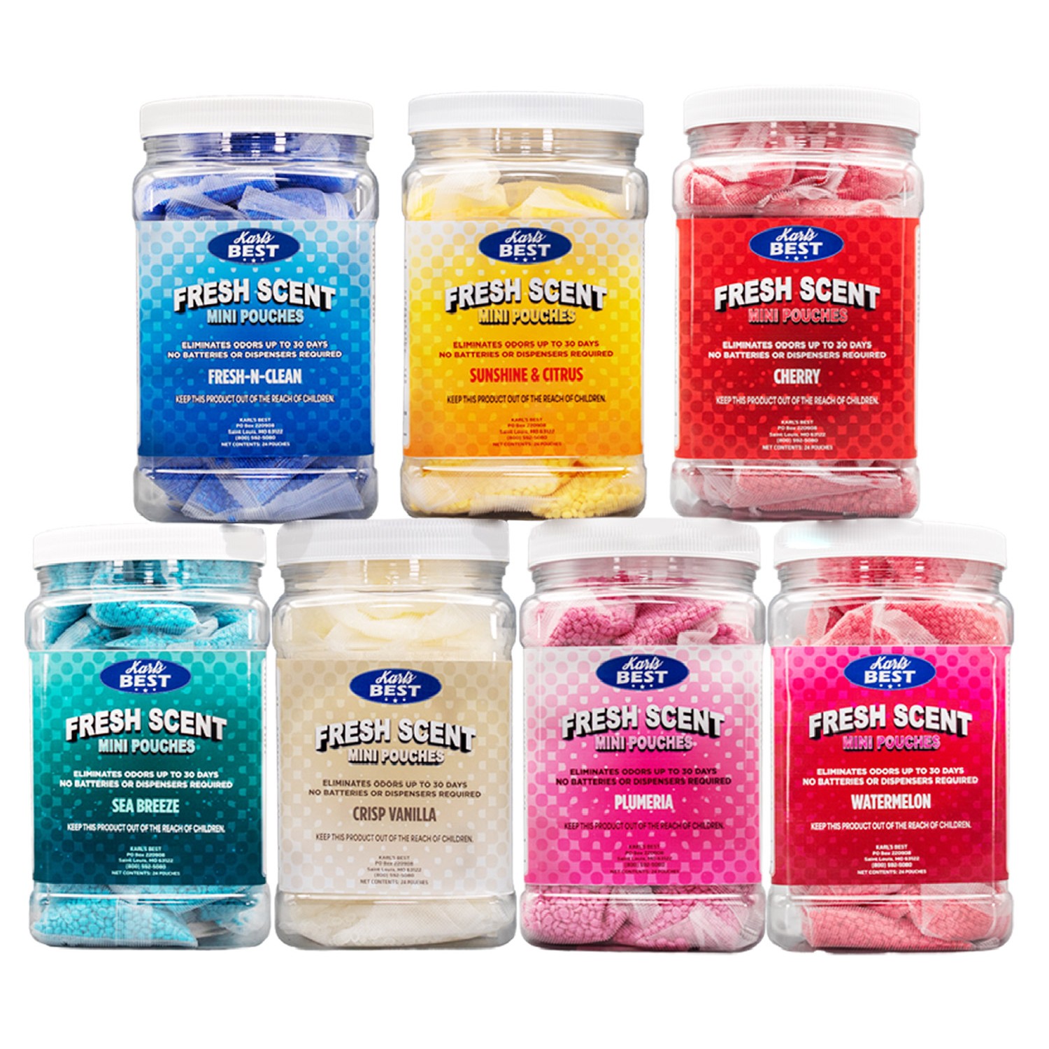 Scent Beads | Karl's Best Fresh Scent Mini Pouches - Odor Eliminator